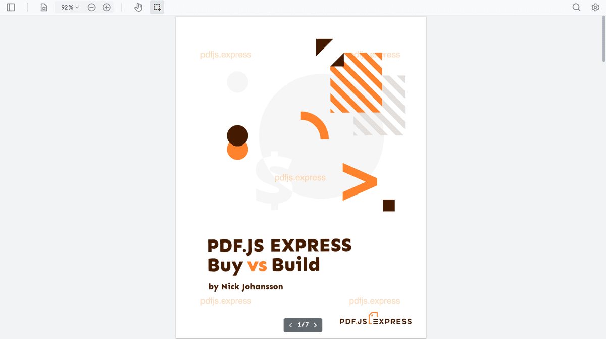 Pdfjs Express Viewer Download And Integration Documentation