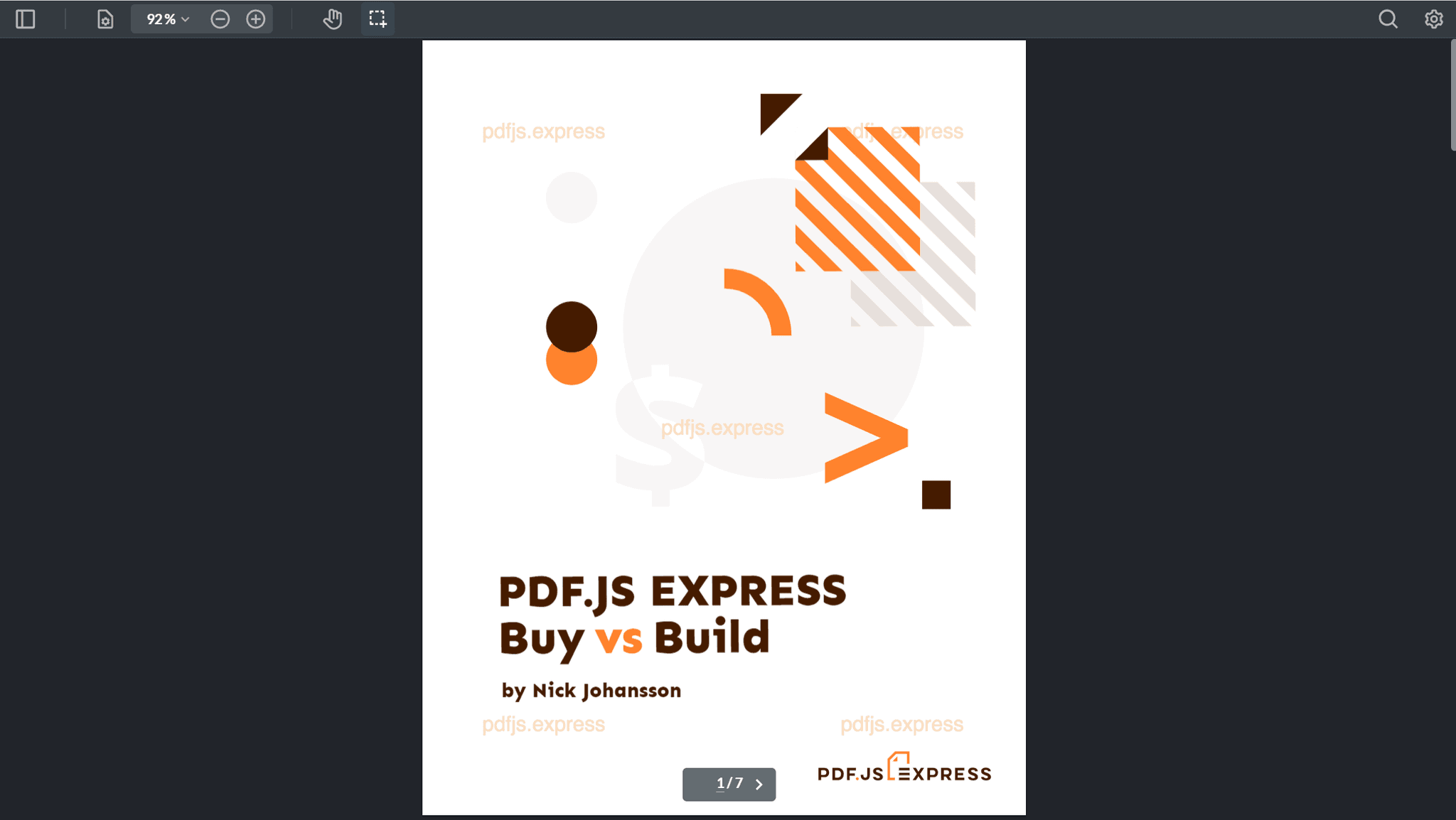 Integrate Vuejs And Javascript Pdf Viewer Pdfjs Express Viewer Sdk